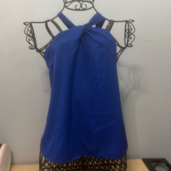 SHEIN | Tops | Royal Blue Halter Top | Poshmark